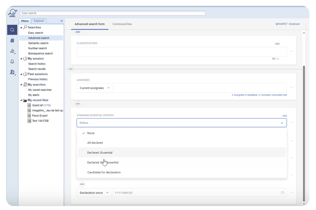 Advanced Data on Standard Essential Patents - Questel