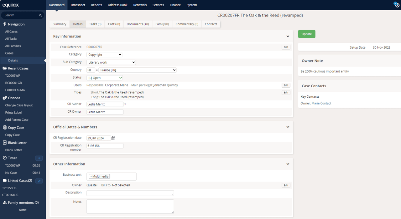Copyright Management Tools – Questel