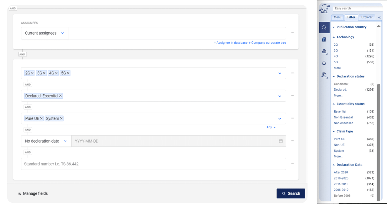 Advanced Data on Standard Essential Patents - Questel